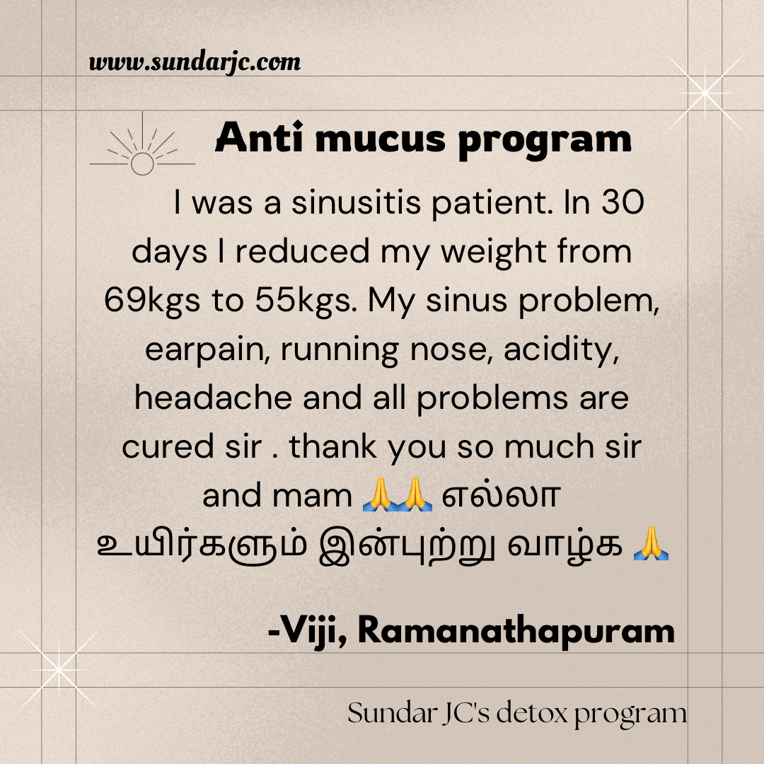 Sundar JC - Detox Program